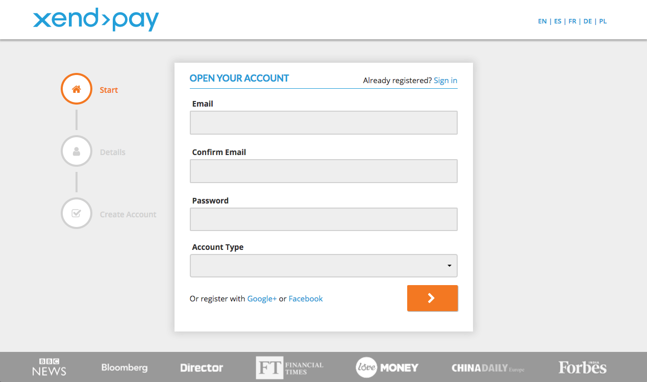 Xendpay referral code for £10/€10/$10 bonus - (£/€/$100 minimum)