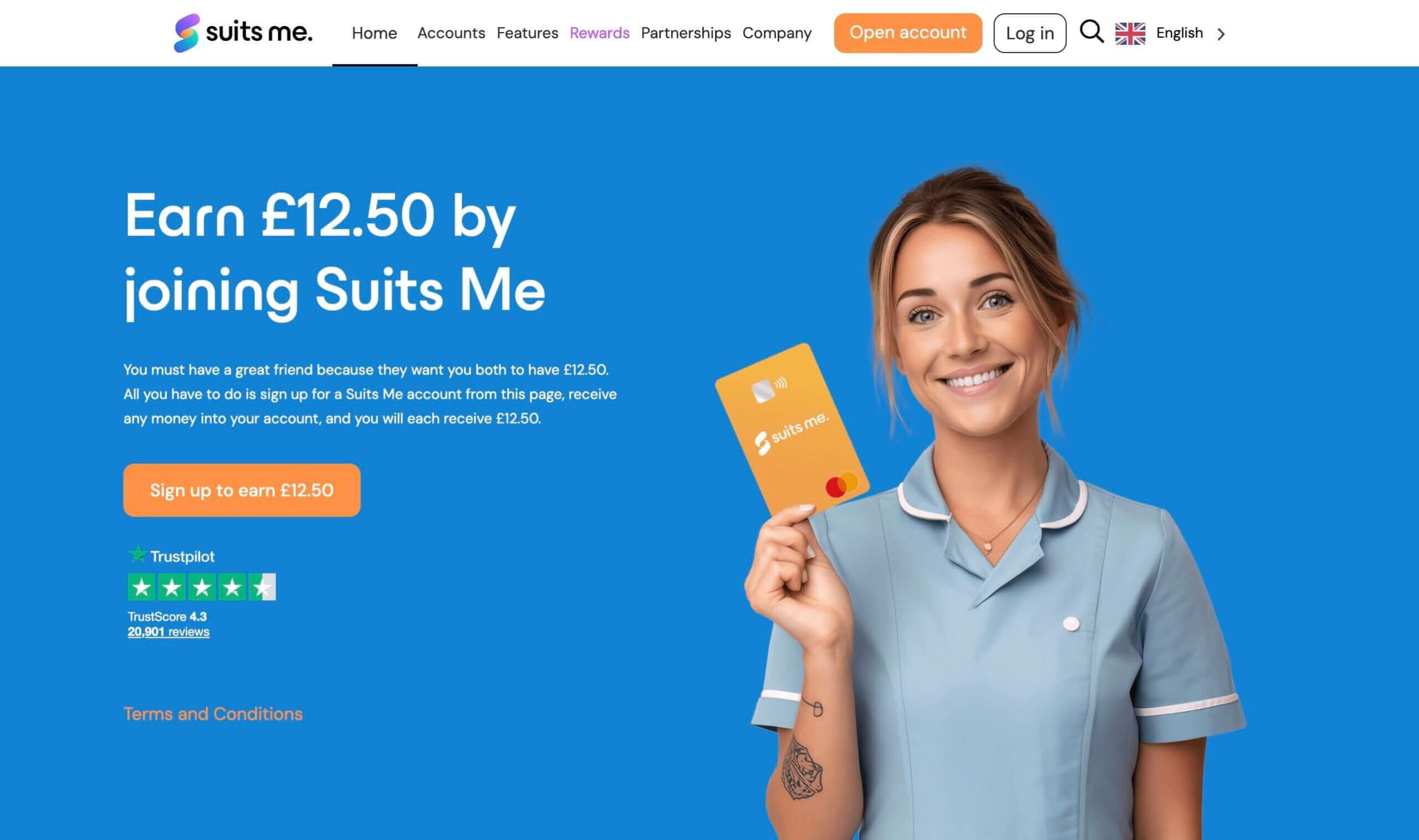 Suits Me Card Referral Invitation: Get £10, £20 or £50 When You Sign Up